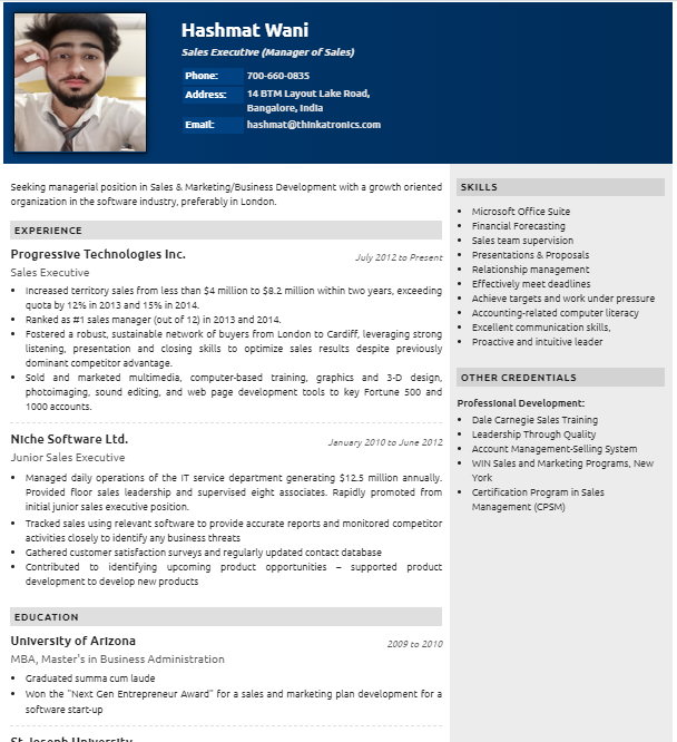 Resume Builder, CV Maker | GetCV